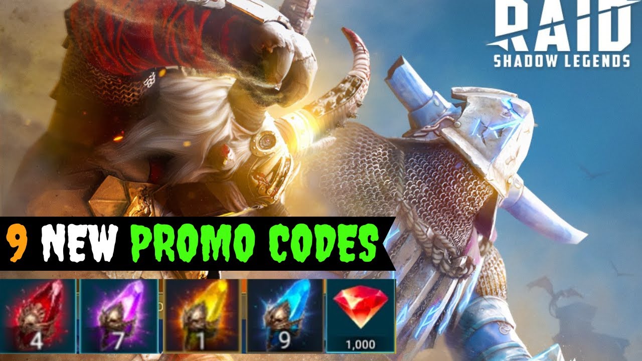 *9 NEW CODES* RAID SHADOW LEGENDS PROMO CODES 2024 | RAID SHADOW ...