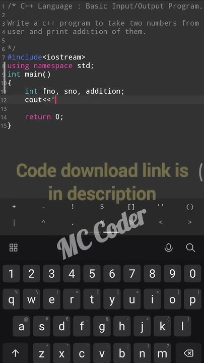 How To Add Two Numbers In C Language C Program Addition In C Shorts Cpp