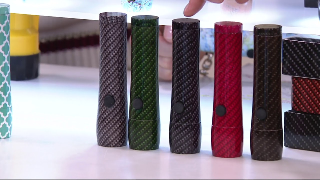 HALO Set of 5 Patterned Flashlights w/ Gift Boxes on QVC - YouTube