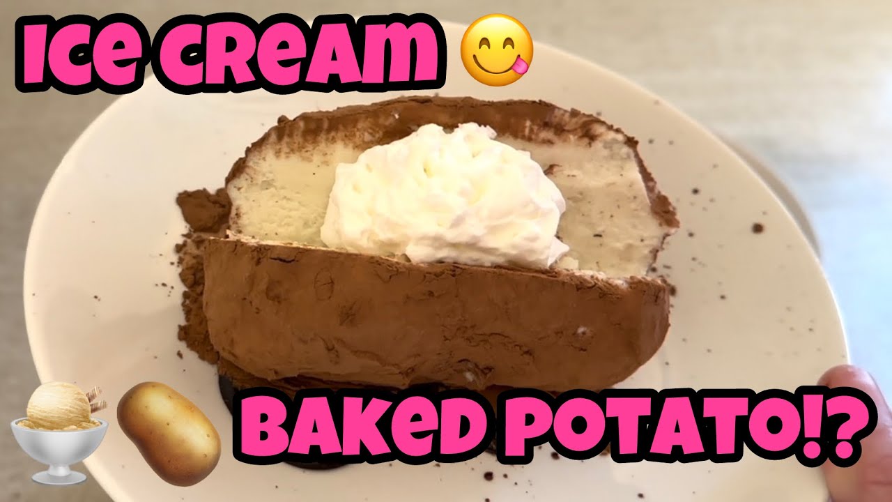 Ice Cream Baked Potato! (50 State Dessert Series) - YouTube