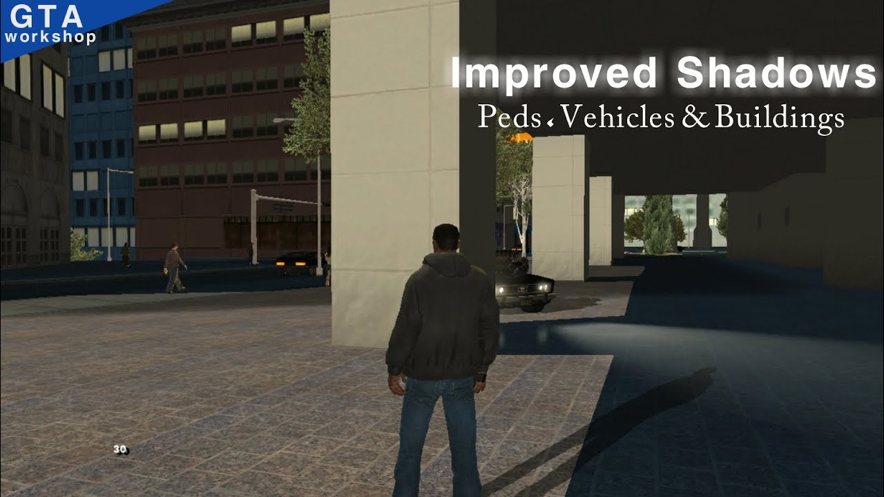 Improved Peds, Vehicles & Building Shadows - GTA SA Android - YouTube