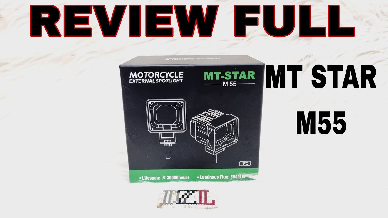 Review full Lampu tembak led mt star m55 biled matrix shroud ring devil ...