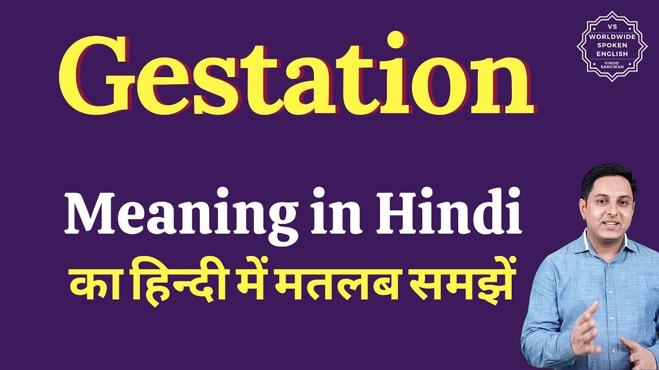 Gestation Meaning In Hindi Gestation Ka Matlab Kya Hota Hai YouTube
