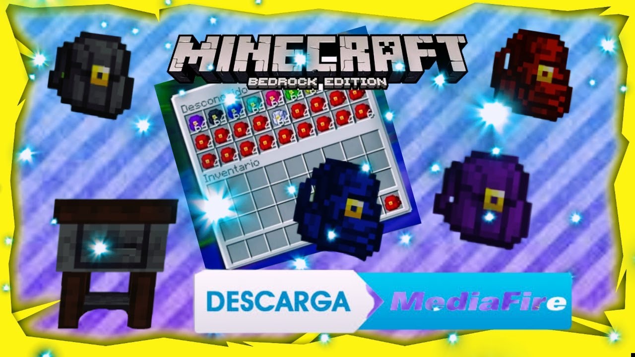 💥El mejor MOD de MOCHILAS para MINECRAFT bedrock 1.17//BackPacks💥 - YouTube