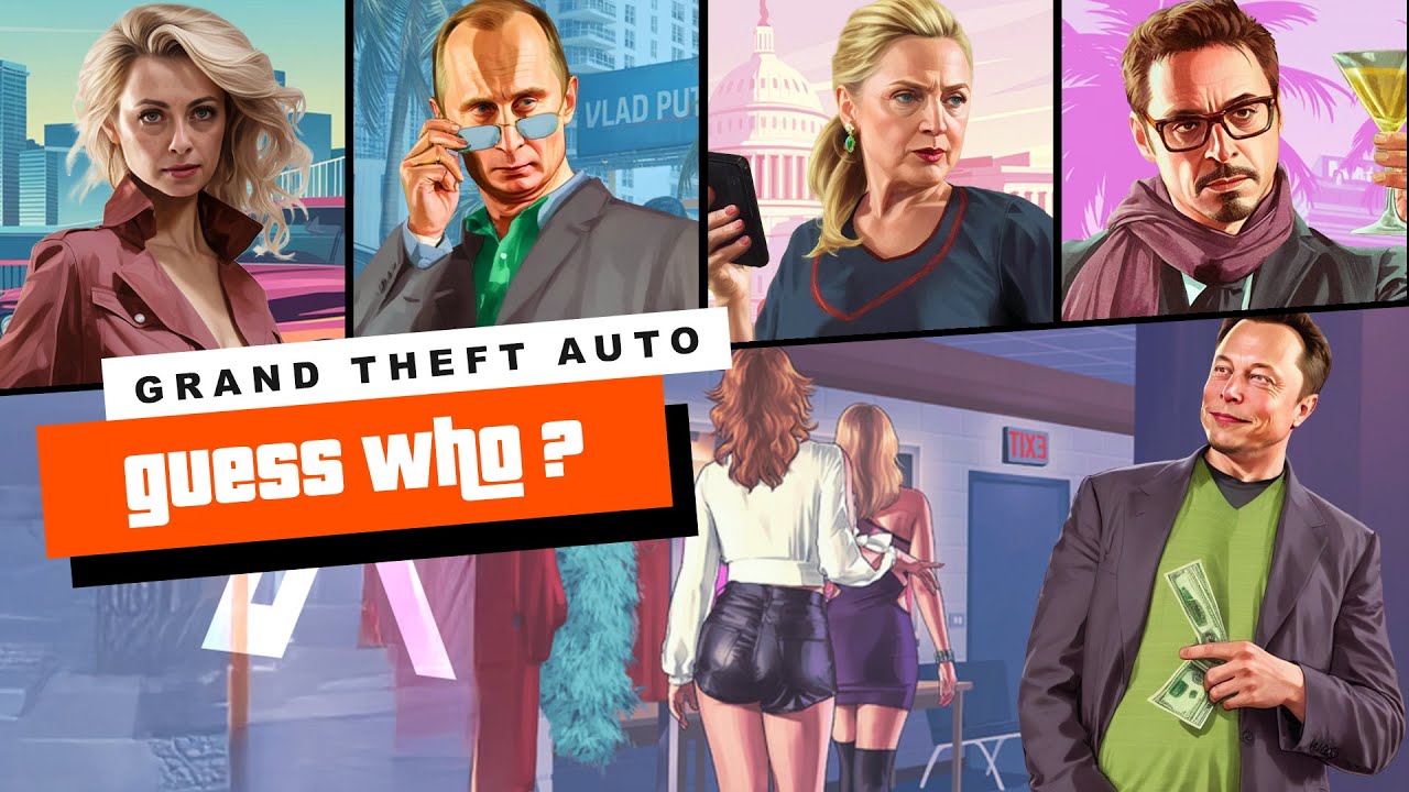 GTA IV Loading screen art: Guess the Character... If You Can - YouTube