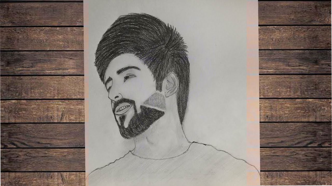 How Draw a Boy with attitude step by step | Boy with glasses Pencil ...