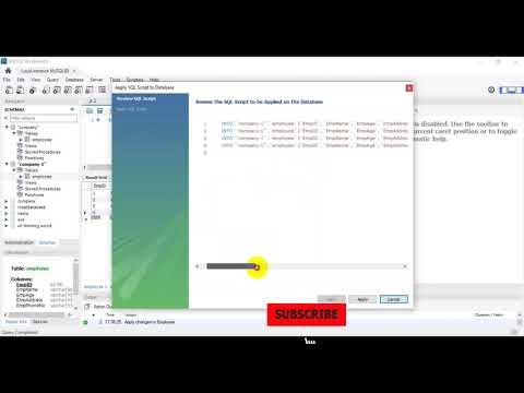 How to Create Database and Table ,TRUNCATE & ALTER in MySQL Workbench 8 ...