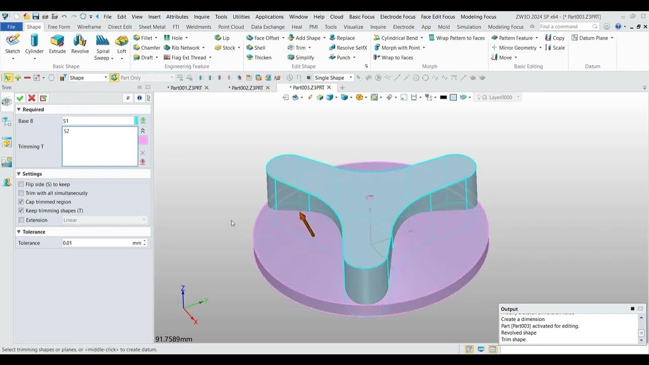 ZW3D Example - Solid Modeling 38 - YouTube
