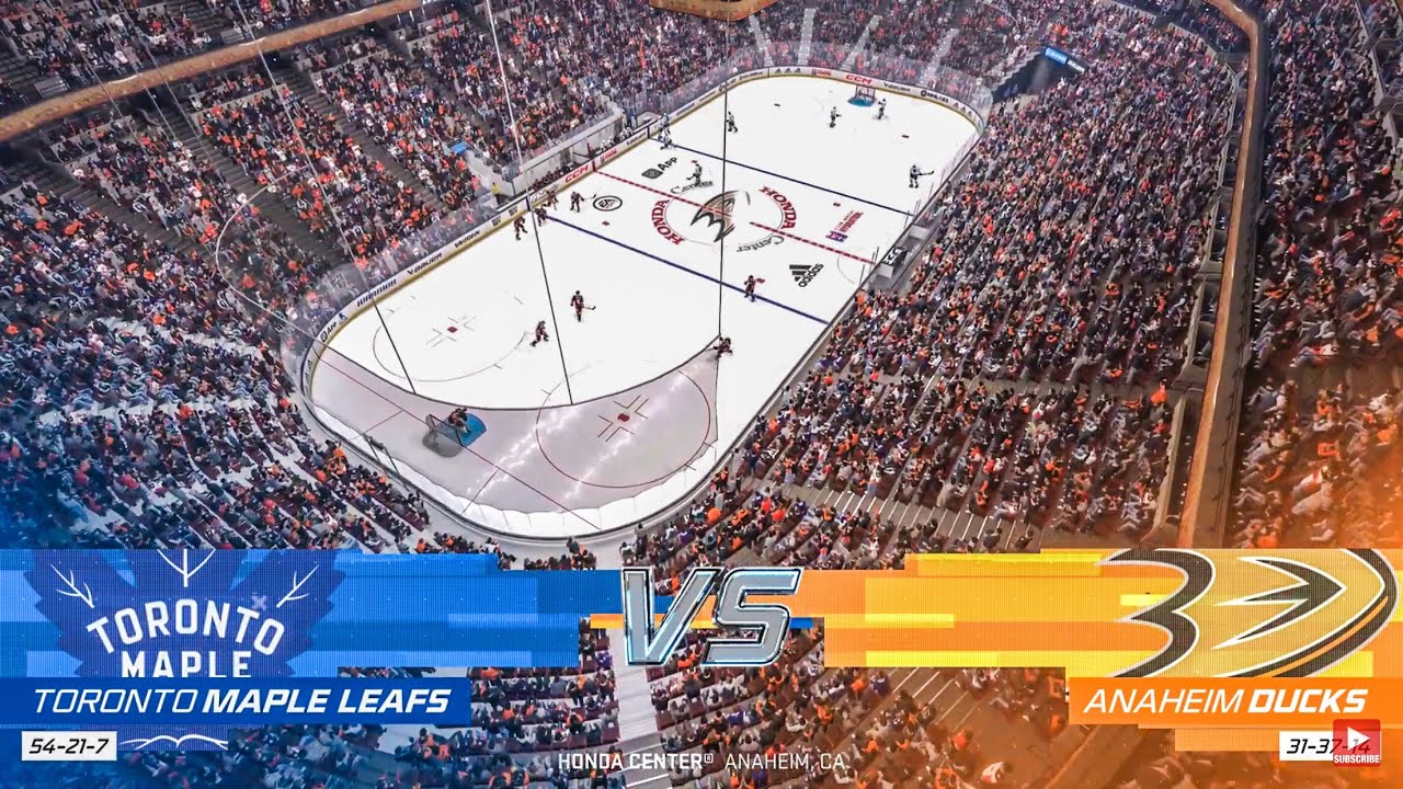 Toronto Maple Leafs vs Anaheim Ducks 10/30/2022 NHL 23 Gameplay - YouTube
