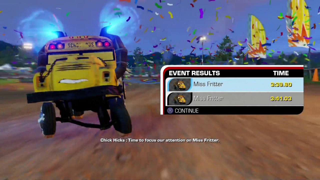 Cars 3: Driven To Win - Miss Fritter Battle Race - Miss Fritter HARD ...