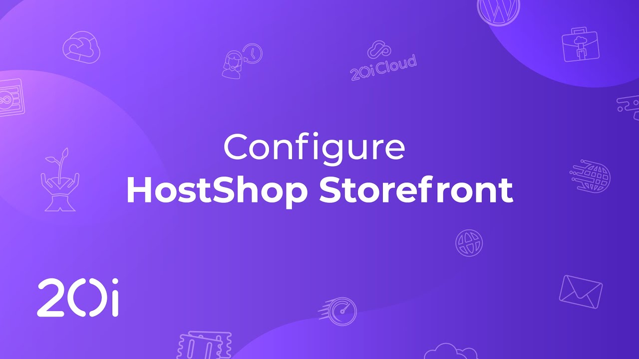 HostShop: Configure the HostShop Storefront (Custom Branding, Products ...