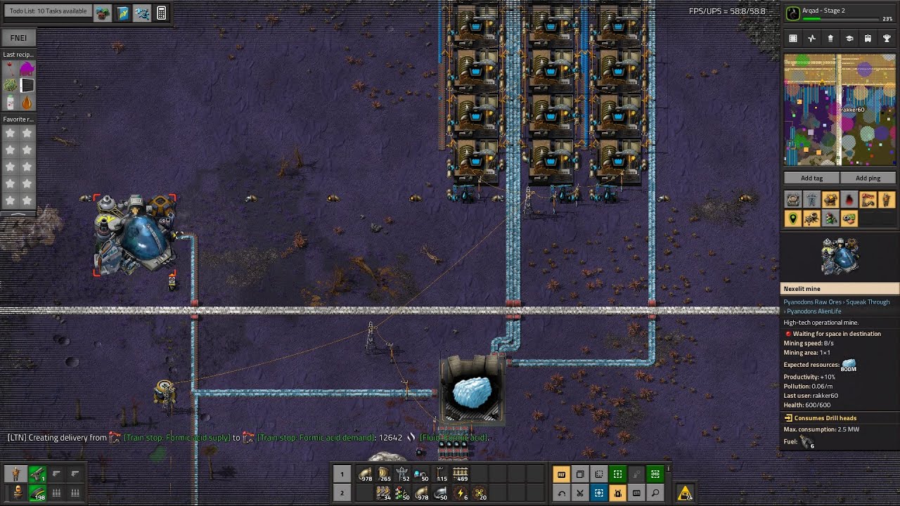 Pyanodons with alternative energy 890 hrs - YouTube