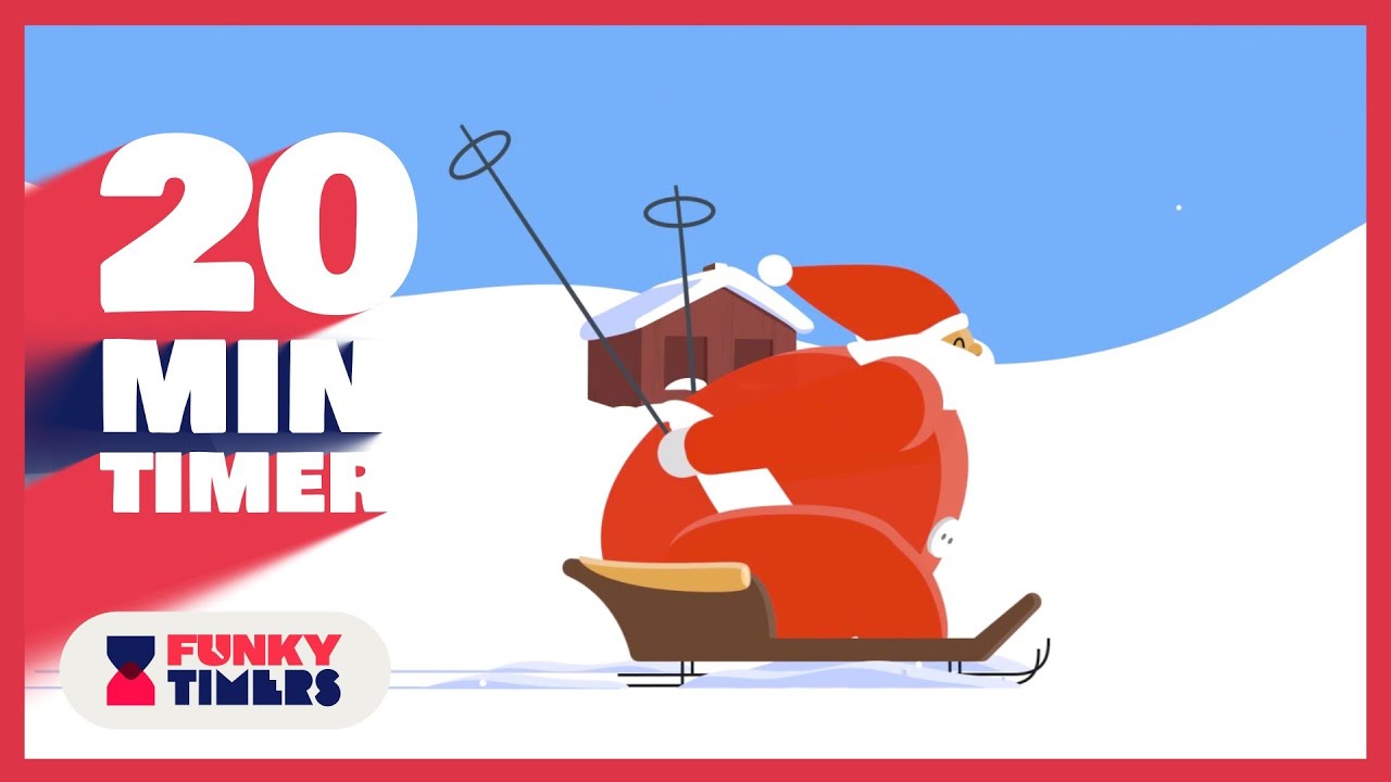 20 Minute Christmas Santa Timer with Music | 4K 🎅 ️ - YouTube