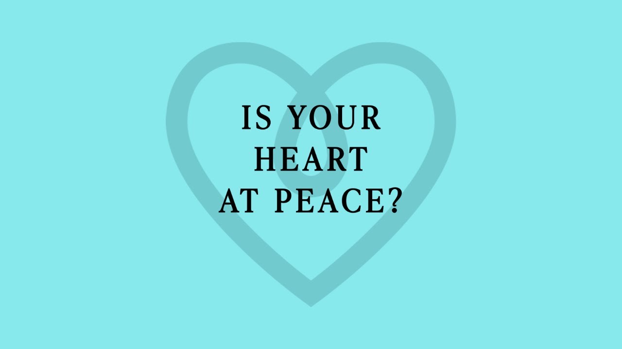 Delight Talk - Is your heart at peace? - YouTube