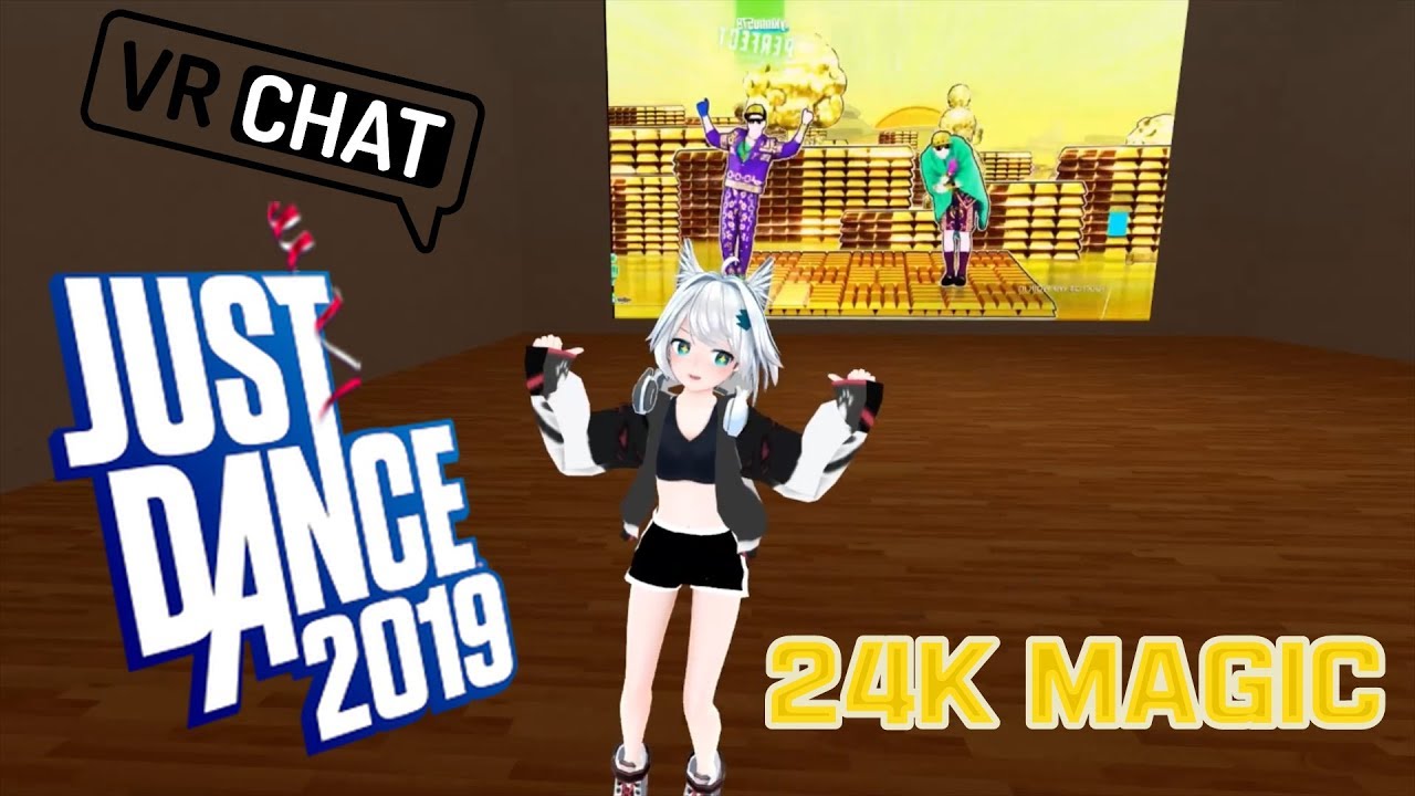 저스트댄스 | 24k magic (vrchat) - YouTube