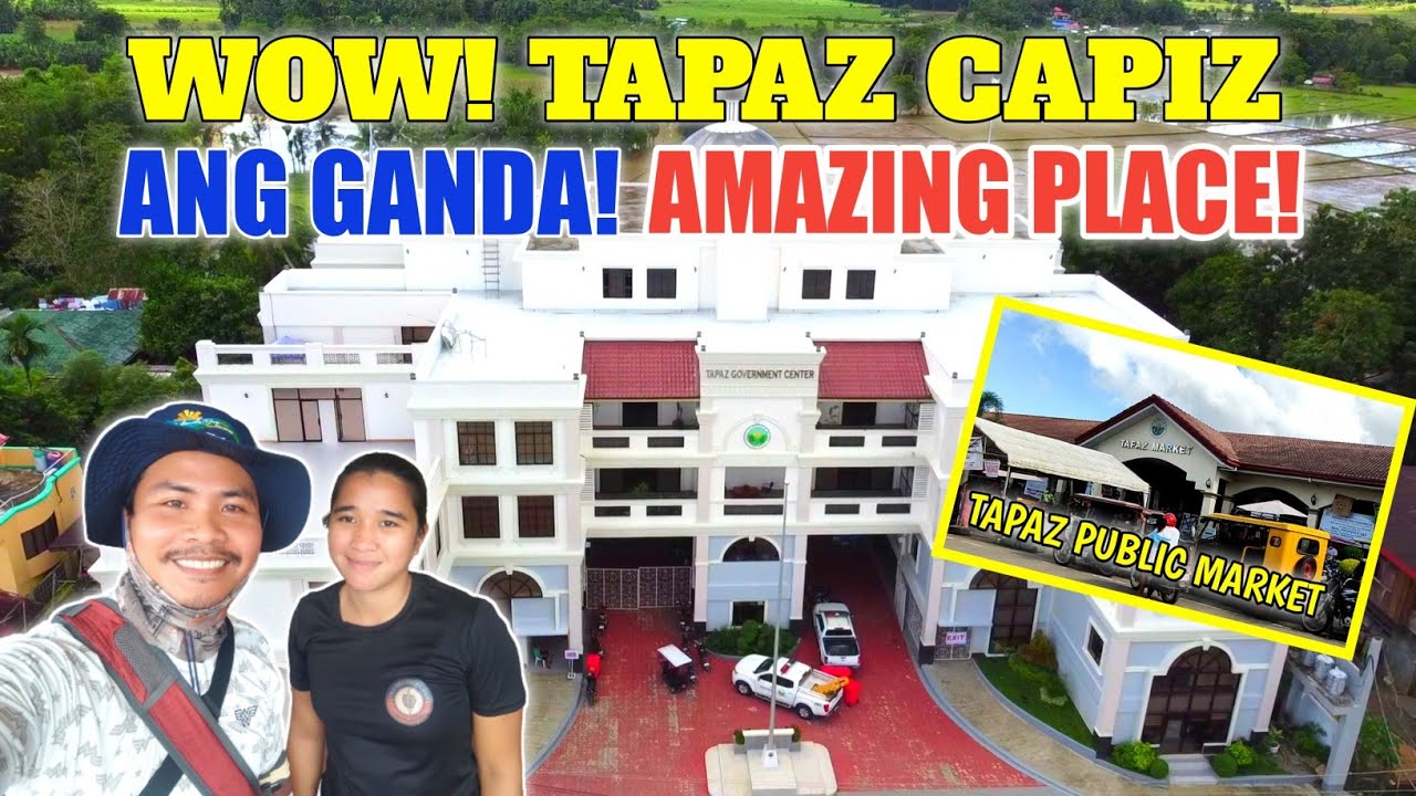 TAPAZ PUBLIC MARKET | TAPAZ CAPIZ | AERIAL SHOT | TAPAZ MUNICIPAL HALL ...