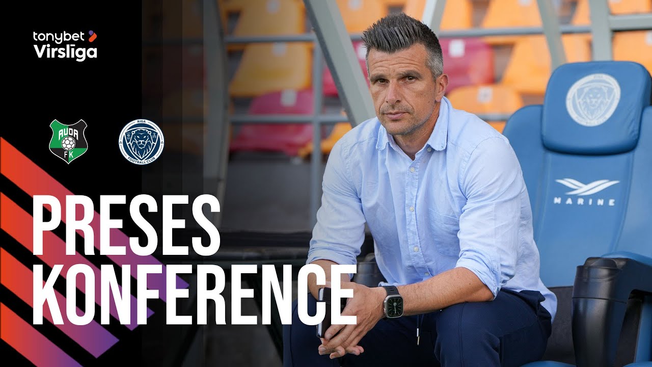 29. kārta: FK Auda 2:2 Riga FC (Preses konference) - YouTube