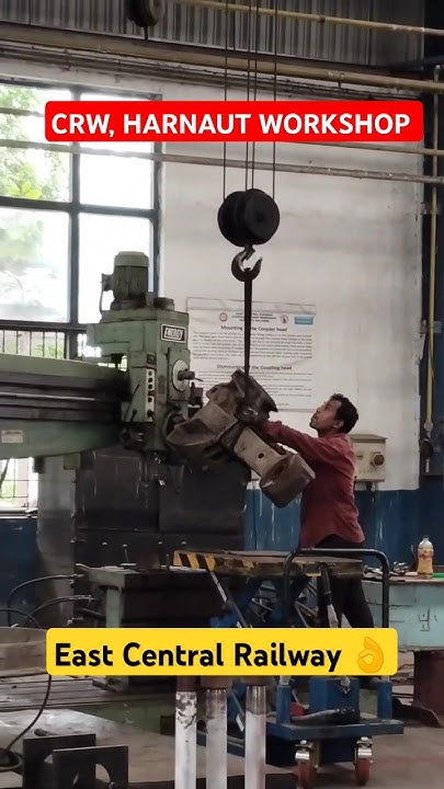 CRW HARNAUT workshop 👌💪🙏 #crw #Harnaut #workshop #railway #ecr #shorts #shortsvideo #reels # ...