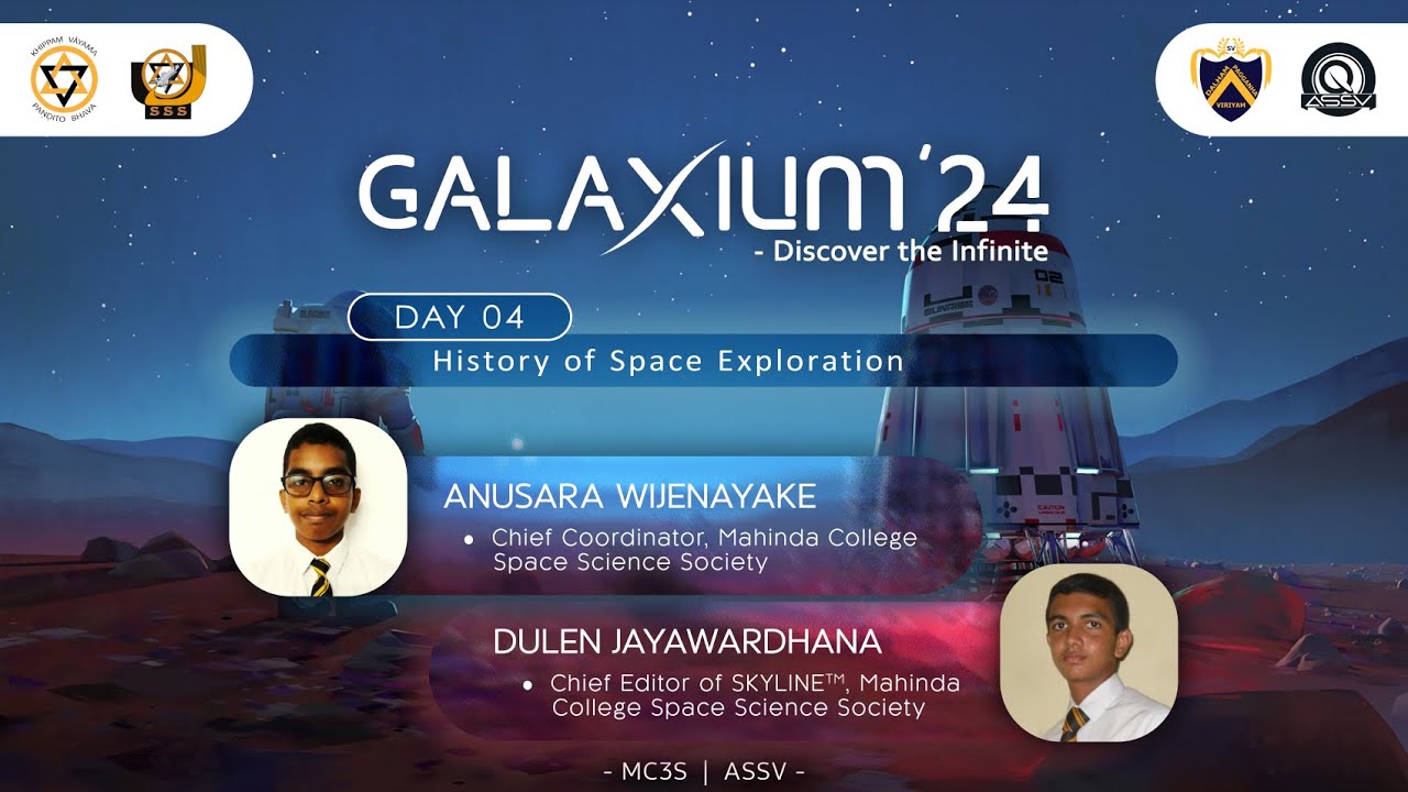 GALAXIUM'24 Lec#4: History of Space Exploration - YouTube