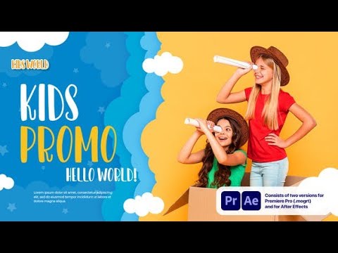 Happy Kids Promo Slideshow | MOGRT 30264398 - YouTube
