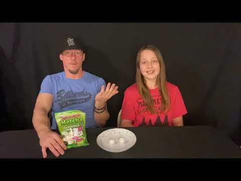 Hello Kitty Green Tea Matcha Marshmallow Candy Review