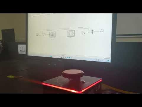 qube servo 3, second order step response - YouTube