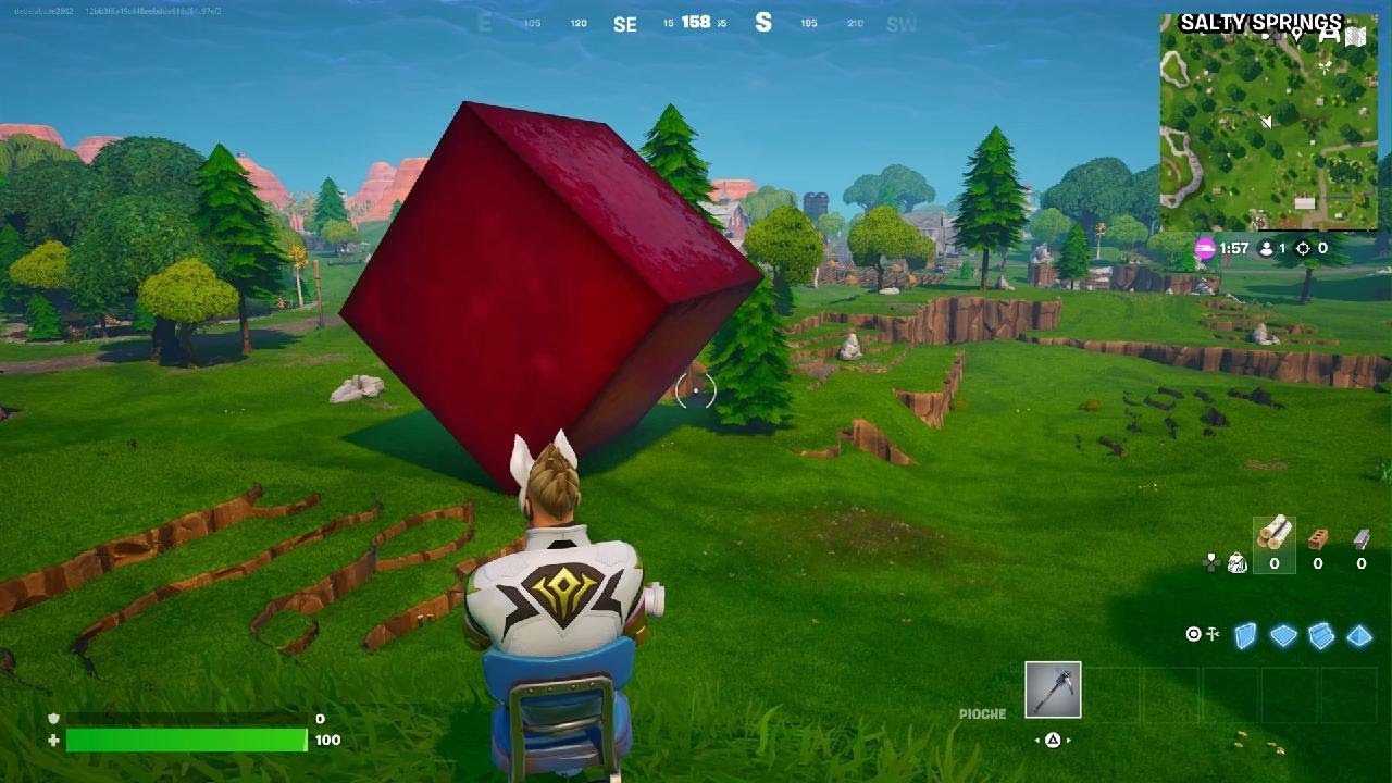 37éme déplacement du Cube Rouge Revin Sur Fortnite OG Live Event Red Cube Revin Moving - YouTube