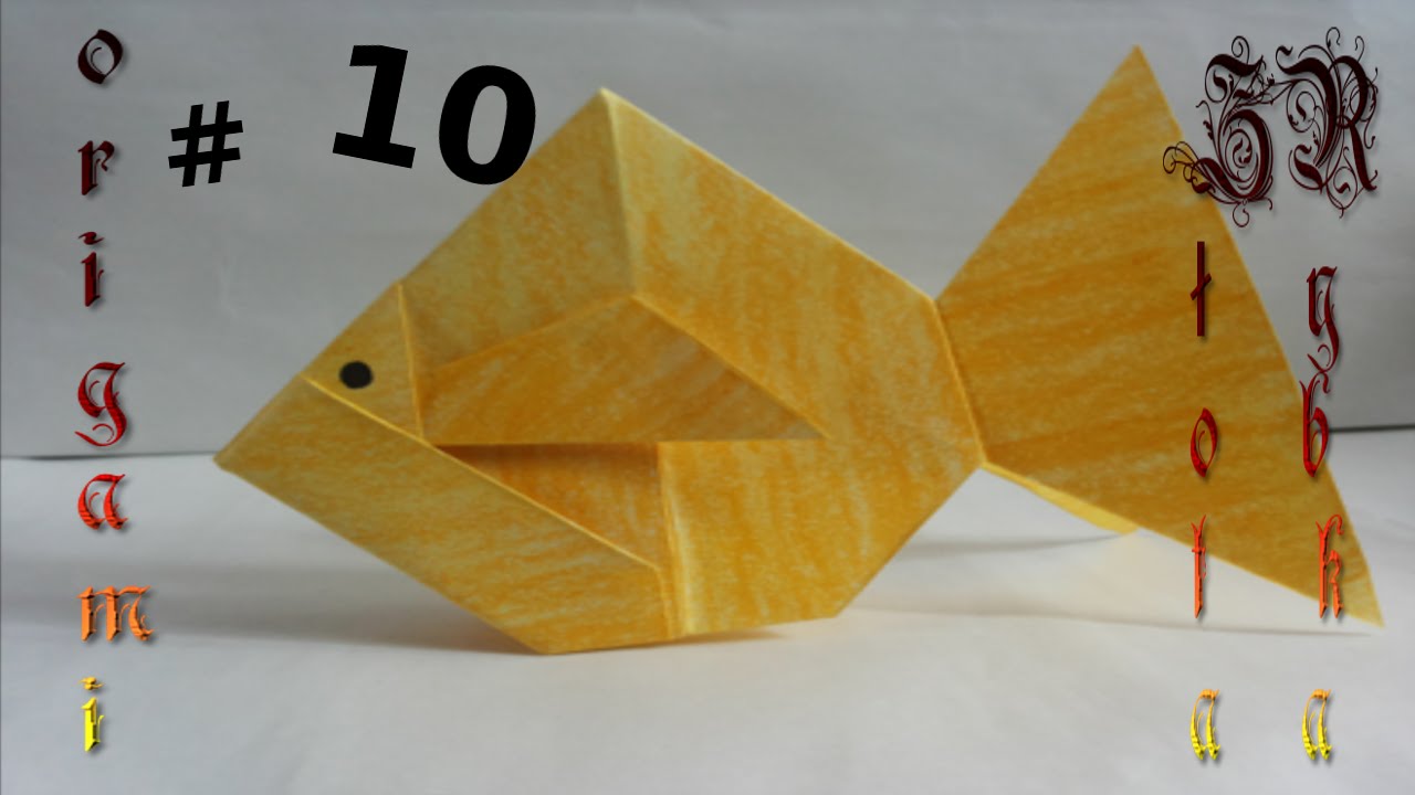 Origami#10|Złota Rybka|PL| - YouTube
