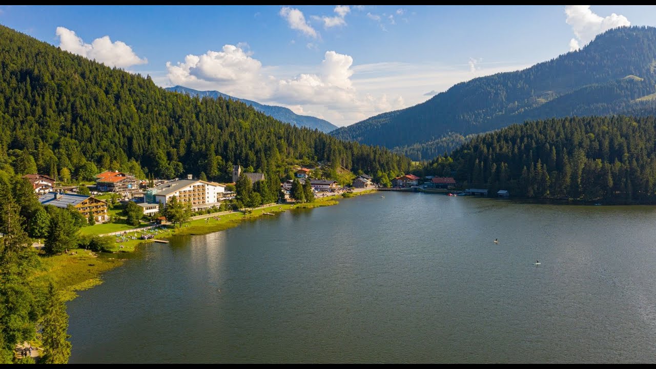 Stunning Drone Footage Around Spitzingsee Lake, Bavaria: Breathtaking ...