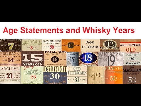 Whisky Age Statements and Whiskey Years of Aging - YouTube