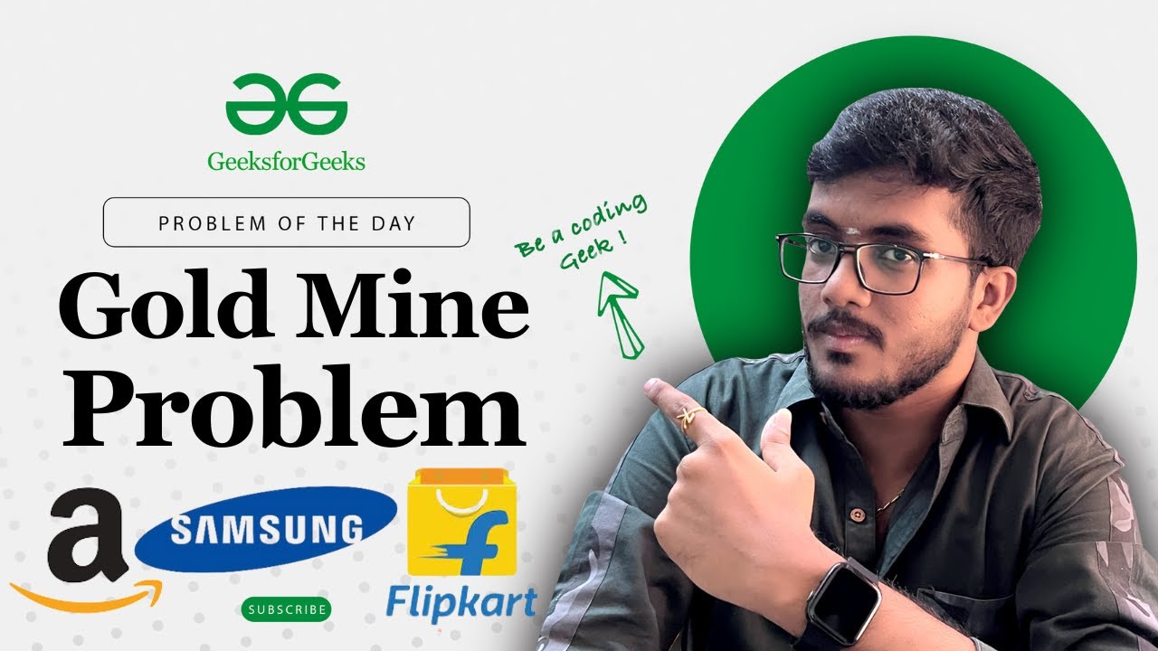 🪙⛏️ Gold Mine Problem 🧑‍💻 C Java Python Sc ️ O1 Dynamic Programming Potd Gfg