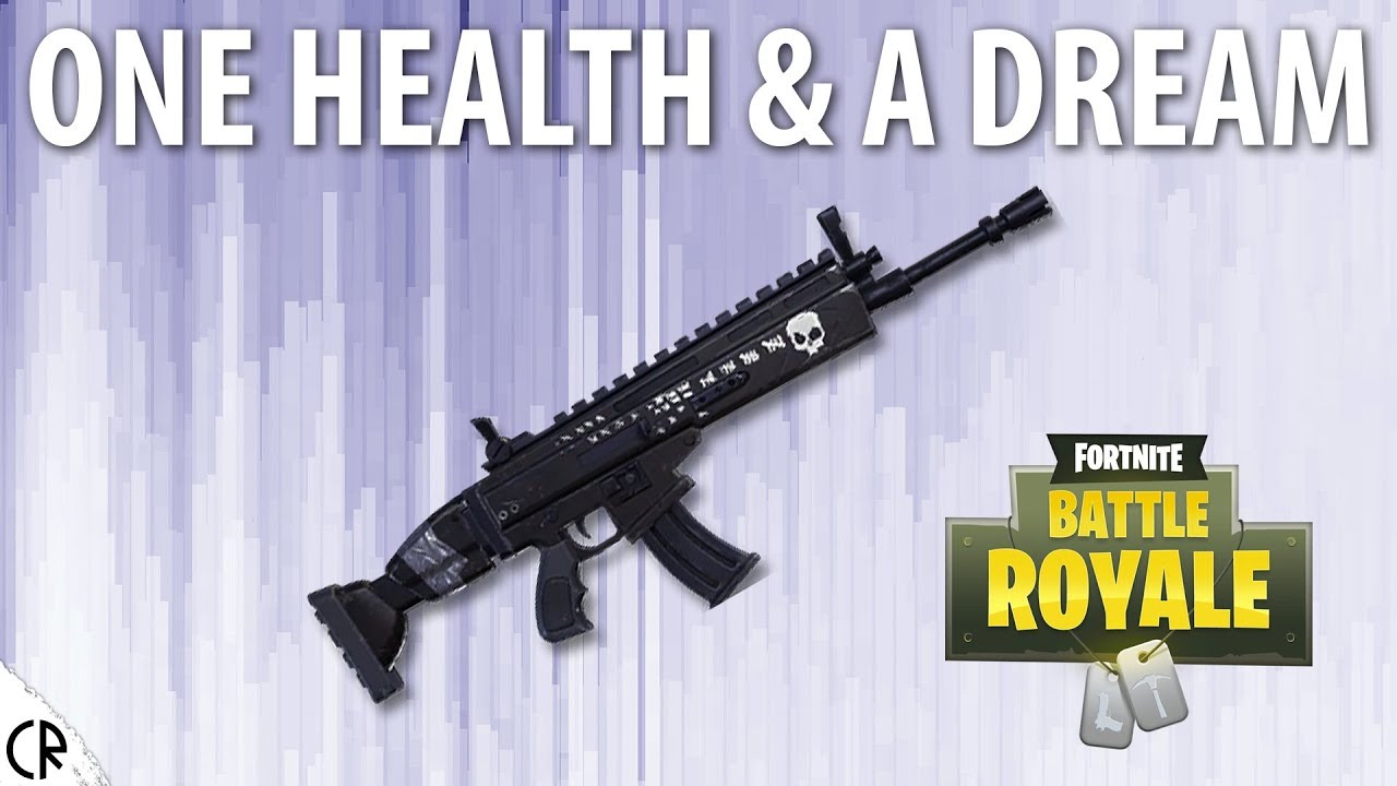 One Health and a Dream - Lets Play - Fortnite Battle Royale - YouTube