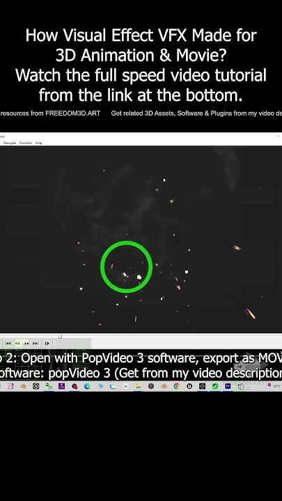 How Visual Effect VFX Made for 3D Animation? #iClone #PopVideo #MOV File #vfx #3danimation # ...