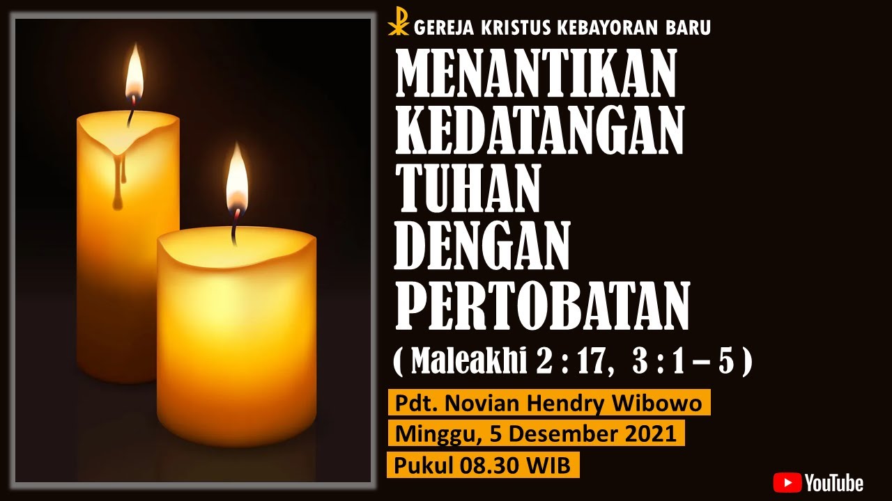 Ibadah Minggu Advent II, 5 Desember 2021 - YouTube