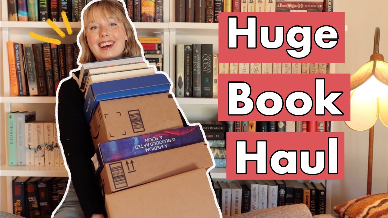 HUGE UNBOXING BOOK HAUL - YouTube