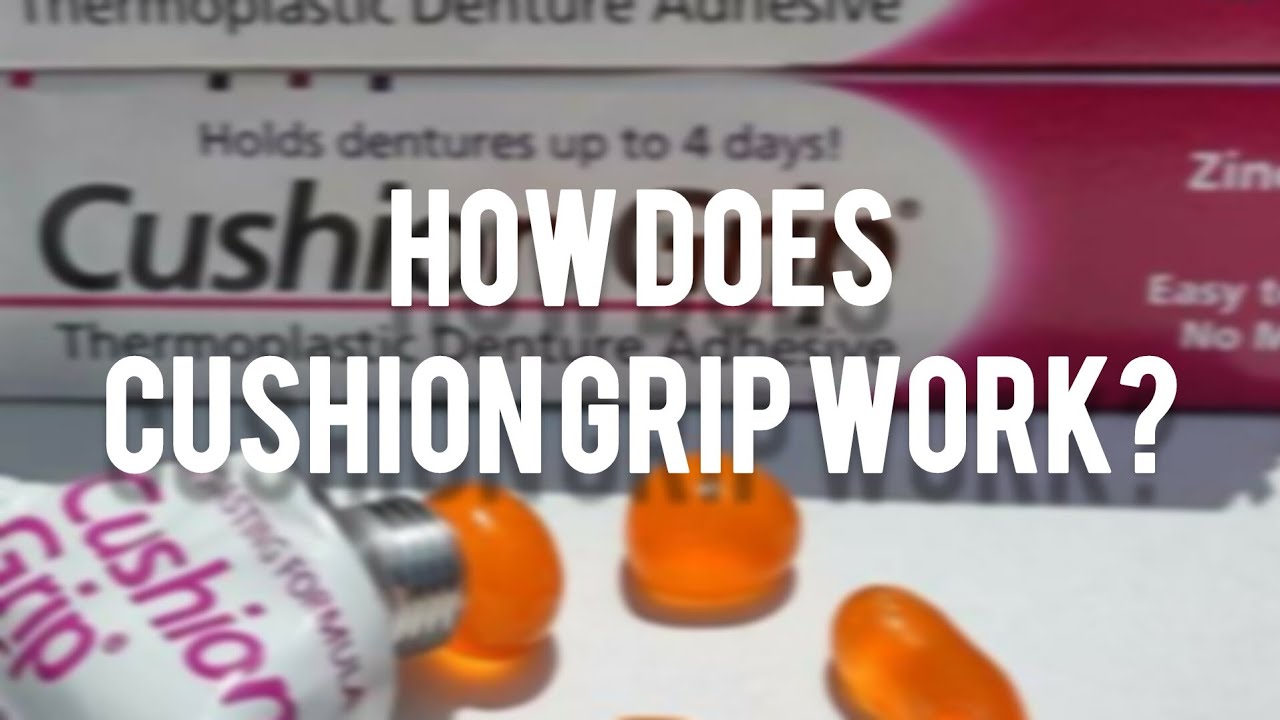 How Does Cushion Grip Work Dentures Youtube