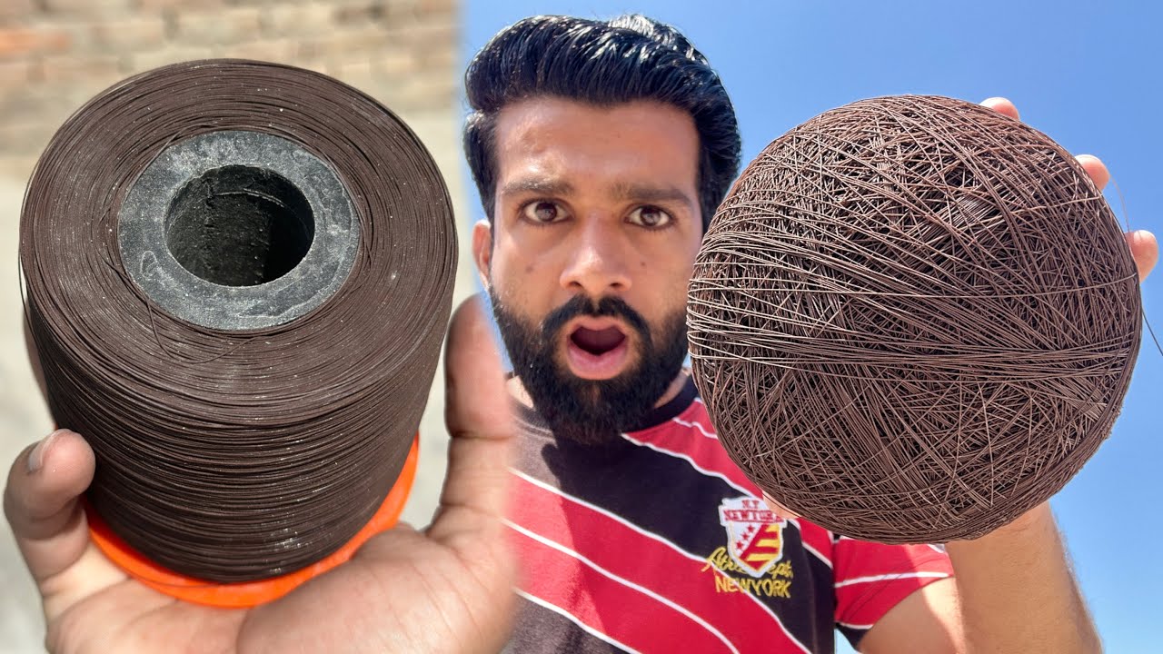 Repair Kite Thread With Best Trick || Roll Kite Thread With Plastic ...