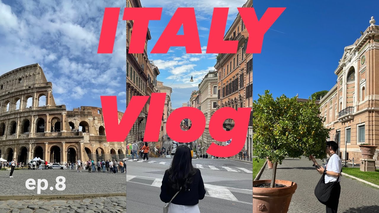 VLOG l 🇮🇹이탈리아 l 신혼여행 l 로마 l 콜로세움 l 진실의입 l 트레비분수 l 바티칸박물관 l 스페인계단 l 레오나르도 고속열차 l 투사이즈티라미수 - YouTube