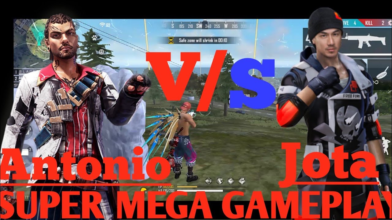 1 VS 1 || crazy mode || clash squard || op || gameplay| with BLACK ...