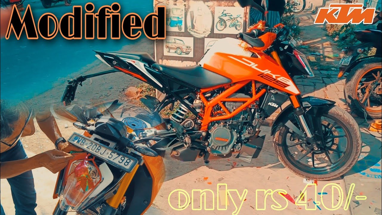 KTM DUKE MODIFIED //Duke125 Modified//Duke 200 Modified - YouTube