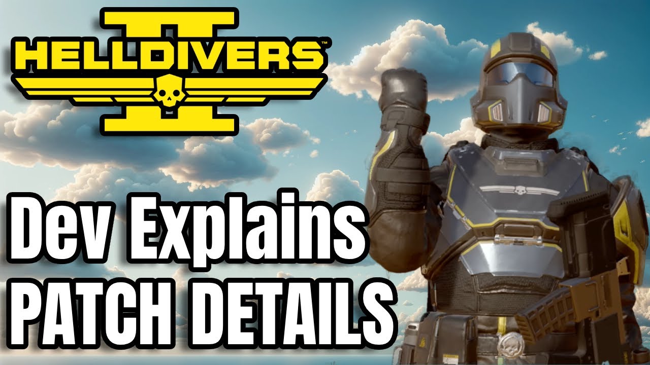 Helldivers 2 Dev Explains the NEW PATCH HOTFIX! - This makes sense! - YouTube