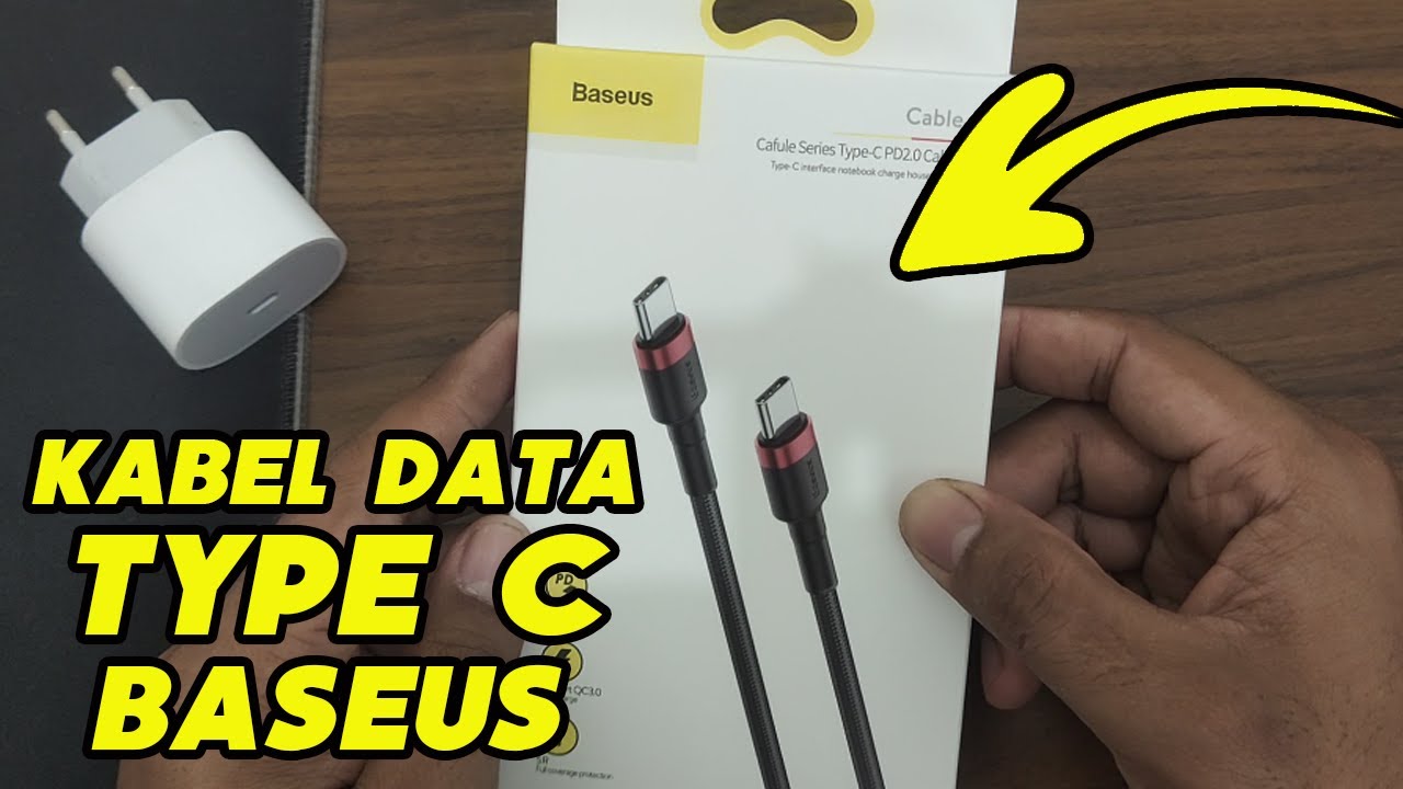 KABEL DATA TYPE C TO TYPE C UNTUK ANDROID - YouTube