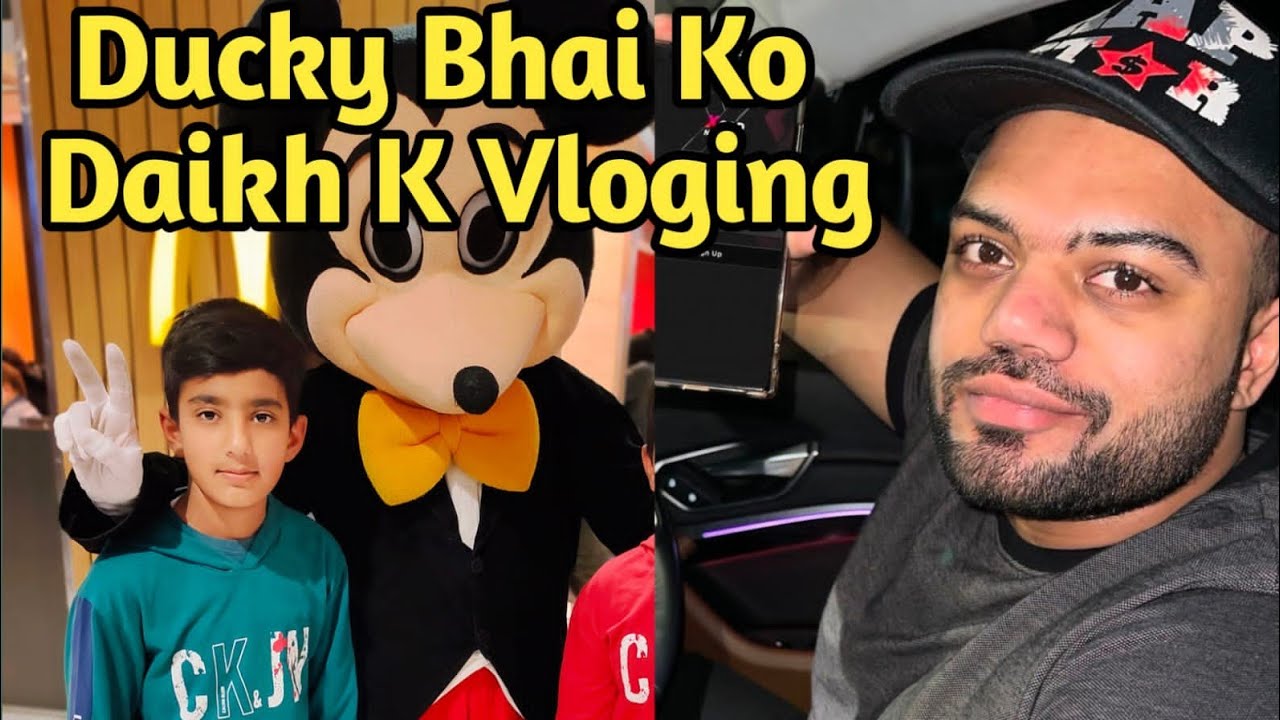 First vlog IN Ducky Bhai style||ducky Bhai ko dekh dekh ke vlogging ...