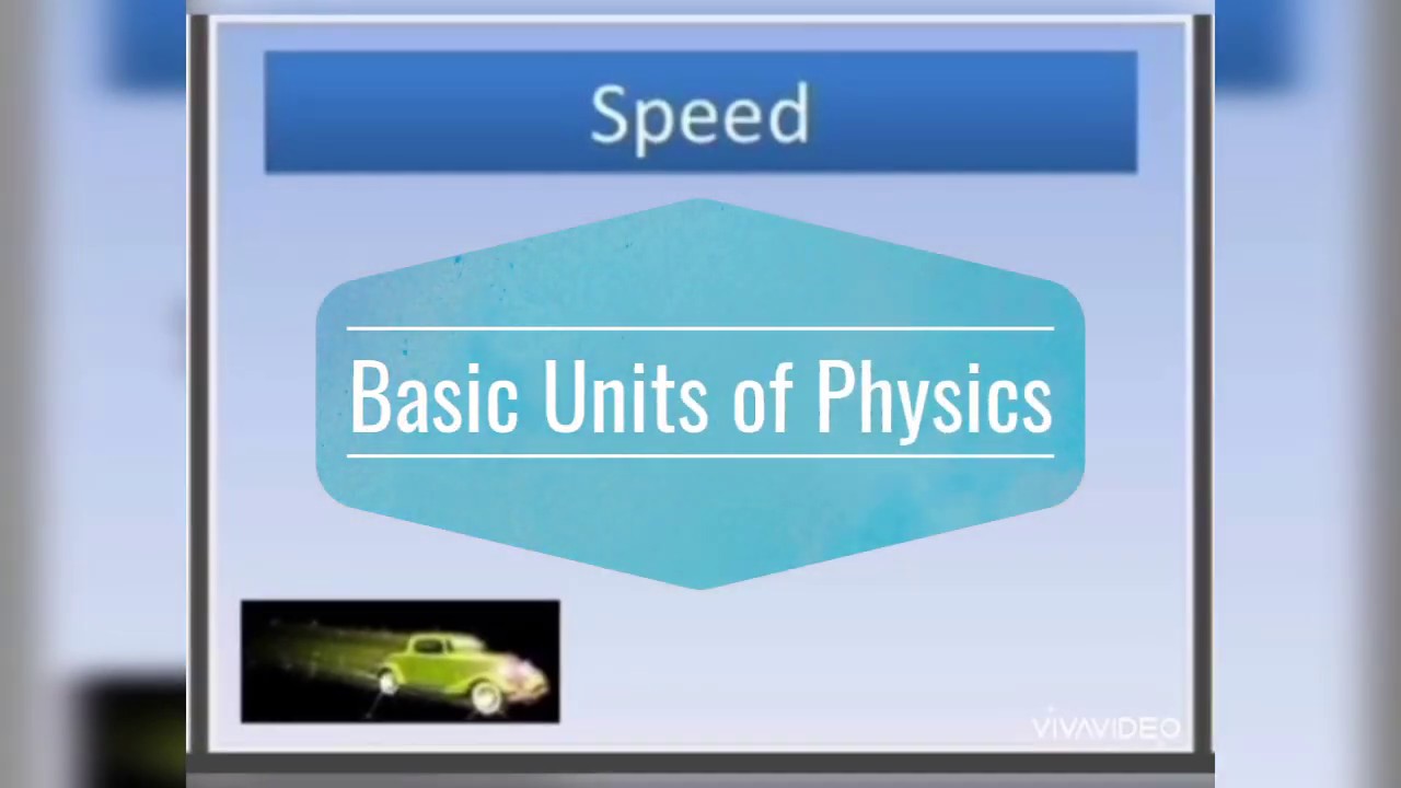 Basic Units of Physics - YouTube