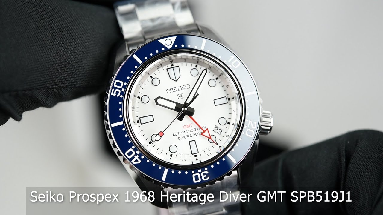 Seiko Prospex 1968 Heritage Diver GMT SPB519J1 - YouTube