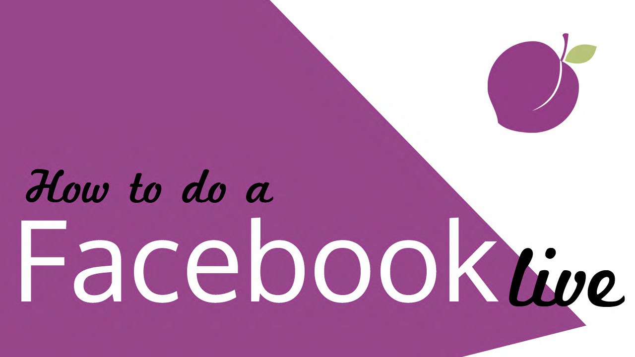 How to use FB live - YouTube