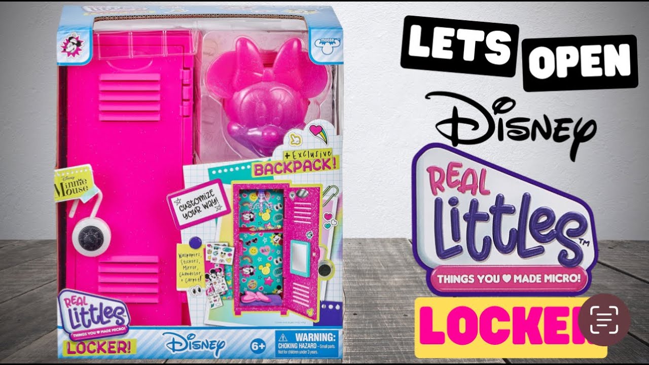 REAL LITTLES Disney Minnie Mouse LOCKER. Does it fit Barbie dolls ...
