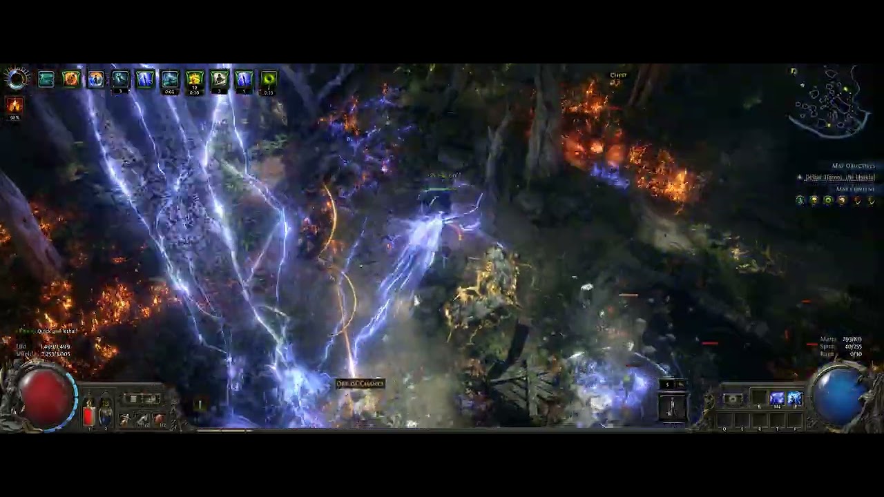 [PoE2] Lightning Spear Deadeye Lv91 - T15 6-Mod Abyss [0.4] - YouTube