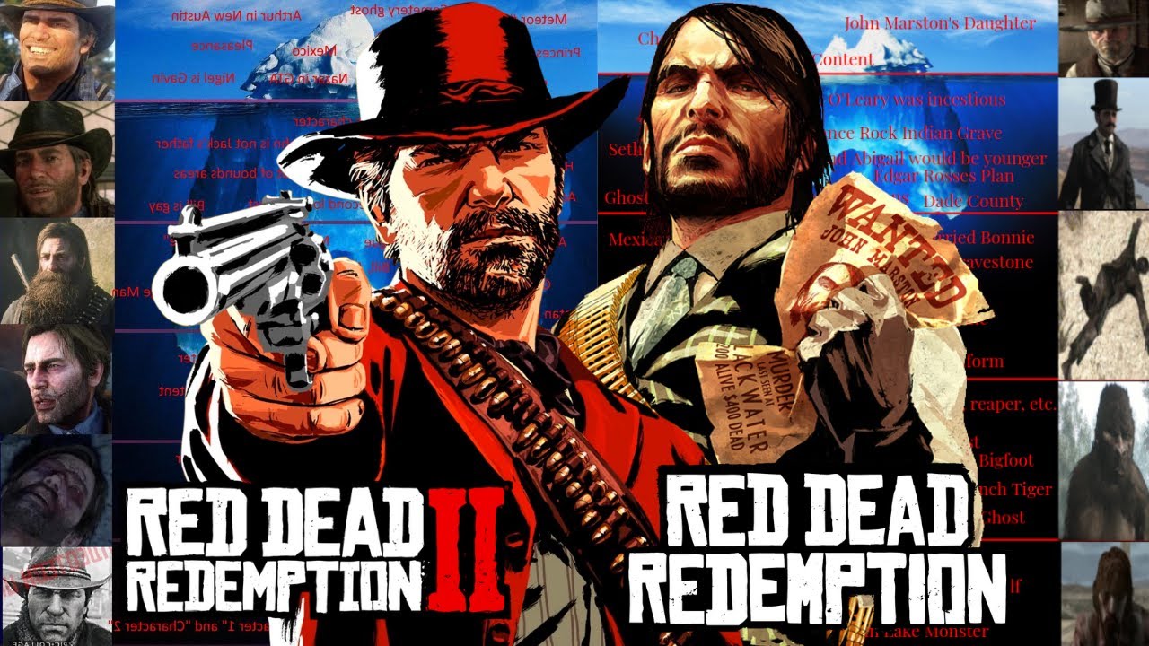 O Iceberg de Red Dead Redemption 1 e 2 - YouTube