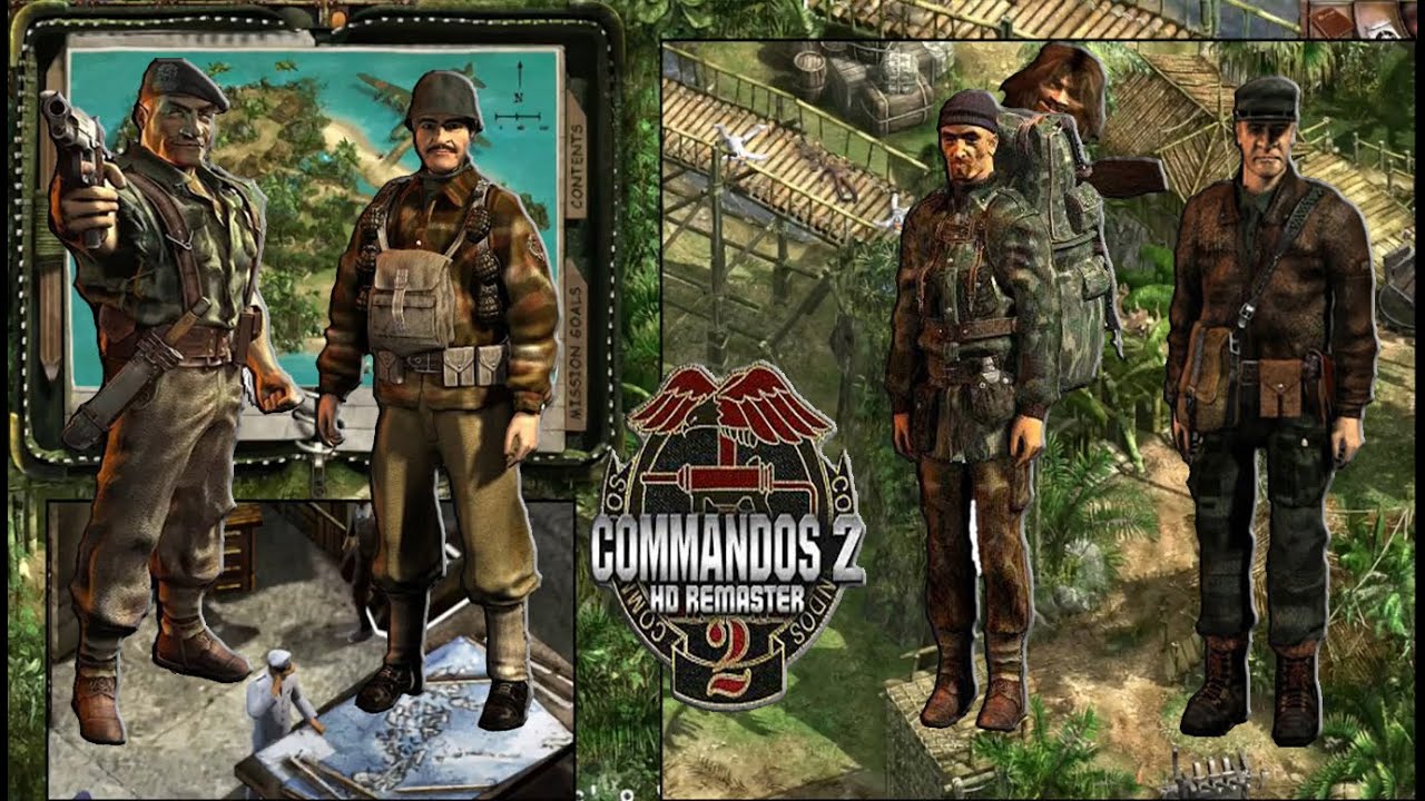Commandos 2 HD - Misión 6 - Los cañones de la isla de Savo - YouTube